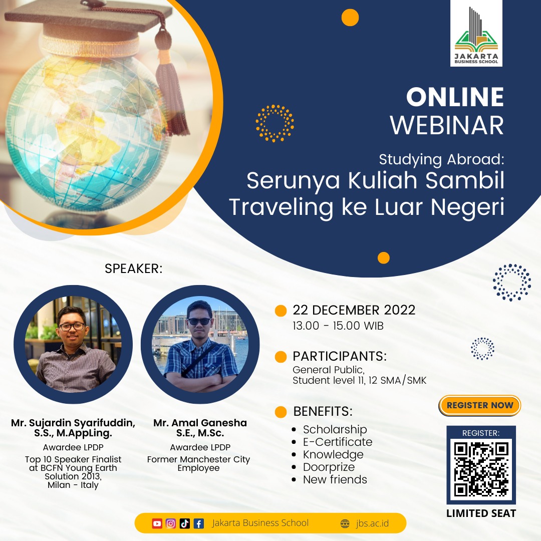 Webinar Study Abroad JBS - jbs.ac.id