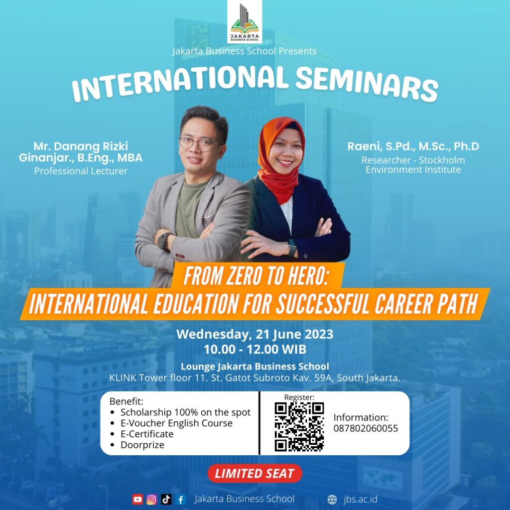 SEMINAR INTERNASIONAL FROM ZERO TO HERO: INTERNATIONAL EDUCATION FOR ...